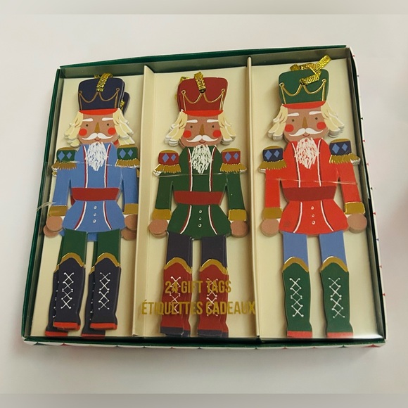 Meri Meri | Holiday | New 24 Meri Meri Nutcracker Gift Tags Soldiers 3 ...